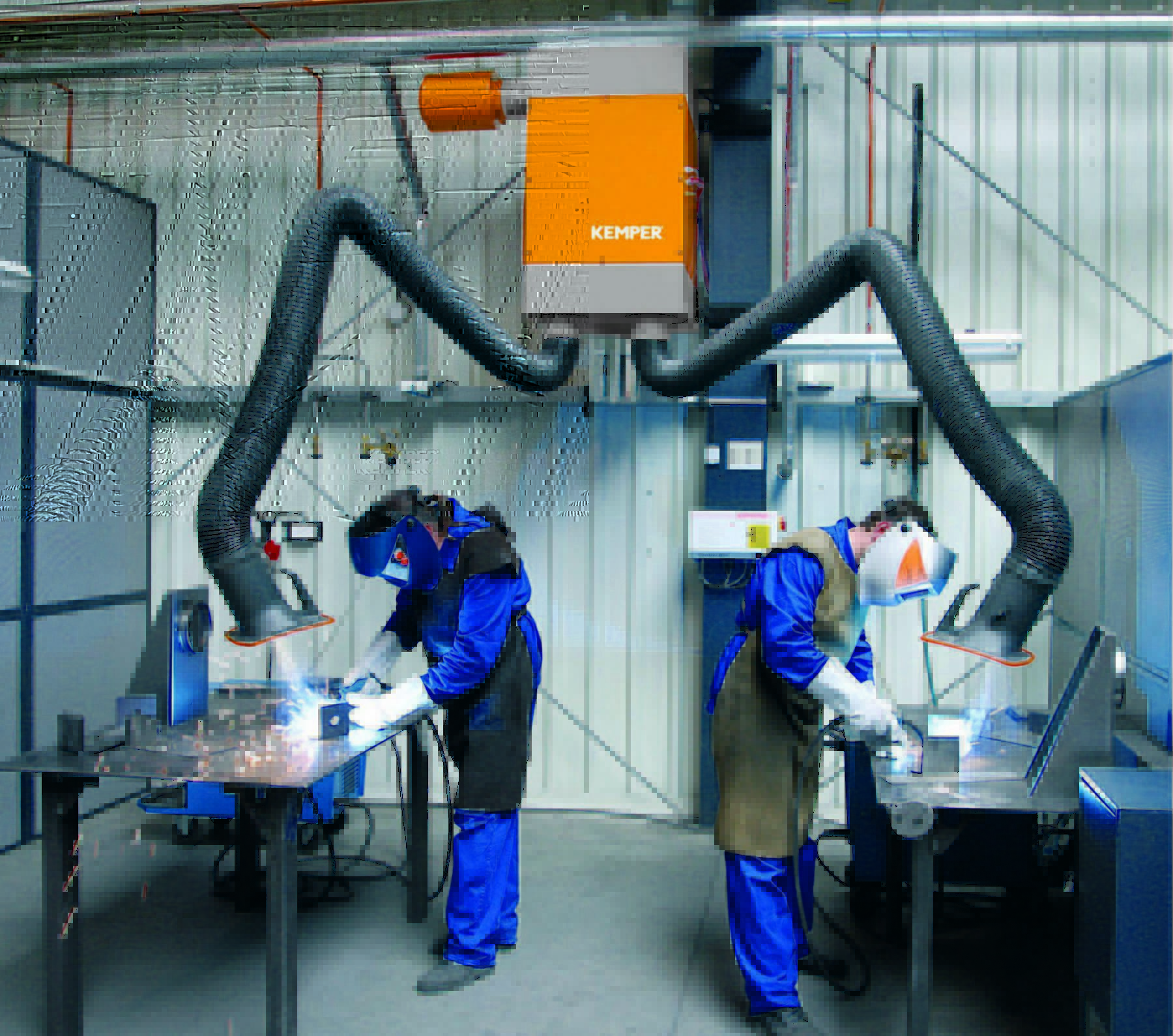 Welding Fume Extraction Arms and Cranes from Total Extraction Solutions Ltd